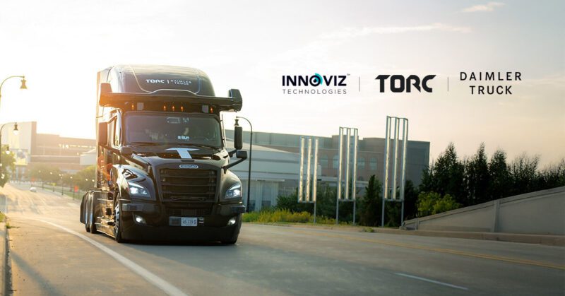 Daimler Truck, Torc Robotics Select Innoviz as LiDAR Partner